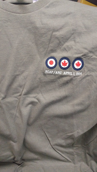 RCAF 2024 Centennial - T-Shirt Embroidered – The Mercury Shop